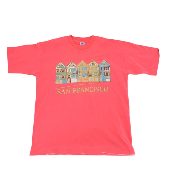 P.S.I. PRINTED | Tops | Vintage Single Stitch Puff Paint San Francisco ...